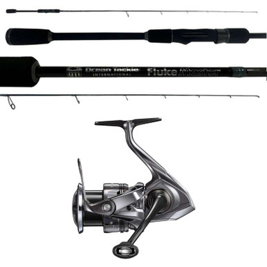 Shimano TwinPower FE TP2500FE / OTI Fluke Master FM581MHS Spinning Combo - TackleDirect