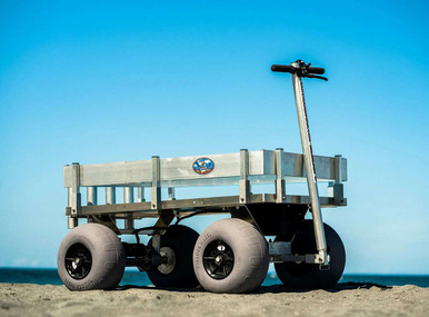 Alumacart Electric Big Kahuna Motorized Beach Wagon - TackleDirect