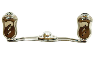 Gomexus Baitcasting Reel Handle TH-T22 100mm Silver - TackleDirect