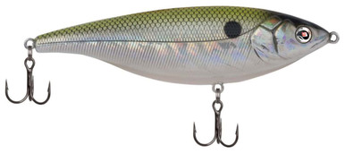 Sebile SS-155-FSK Stick Shadd Lure - Fast Sinking Holo Greenie