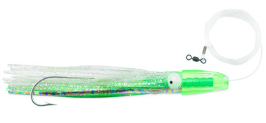 CandH Rattle Jet XL Lure - Rigged - Green Foil/Silver - TackleDirect