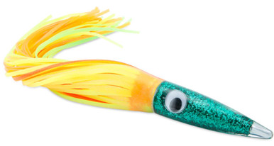 CandH Wahoo Whacker Lure - 11.5in - Green/Yellow/Orange - TackleDirect