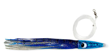 CandH Wahoo Whacker Rigged Lure - Blue/White - TackleDirect