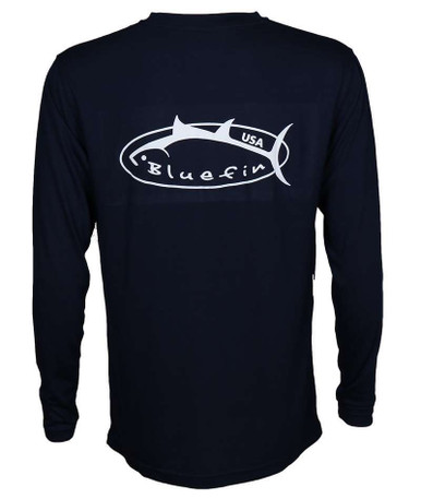 Bluefin USA Logo Design Tech Tee Navy - Large