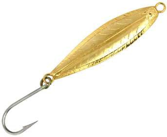 Point Jude Lures Gold Nautilus with Plain Hook - TackleDirect