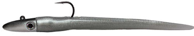 RonZ Original Series Rigged Soft Bait - 8in - 2oz - Silver Metallic