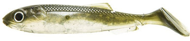 Molix Real Thing Shad - 3.5in - Ayu Silver Flake - TackleDirect
