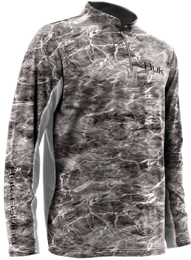 Huk Icon 1/4 Zip Shirt - Elements Manta - TackleDirect