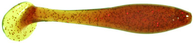 MegaStrike 3 Fat Shad Swim Baits Motor Oil w/Red Flake