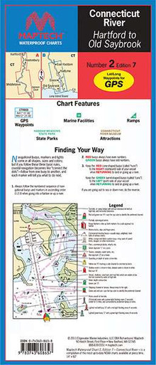Maptech WPC002 Waterproof Chart - Connecticut River - TackleDirect