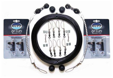 Rupp CA-0107-MO Double Rigging Kit with ZIP CLIPS, Black Mono