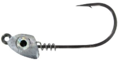 Mustad Impact Spring Jig Head - 3/16oz - Plain - TackleDirect