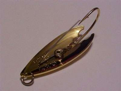 Gator Lures Gold Weedless Spoons - TackleDirect