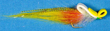 Enrico Puglisi Top Water Fly - White/Yellow - TackleDirect