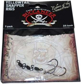 Buccaneer Pro Yellowtail Snapper Rigs - 3 Pack - TackleDirect