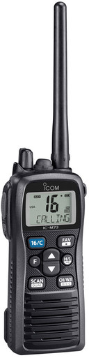 Icom M73 31 M73 PLUS Handheld VHF w/ Active Noise Canceling - TackleDirect