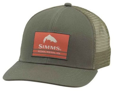Simms Original Patch Trucker Hat - Foliage - TackleDirect