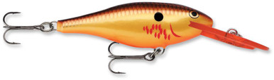 Rapala Shad Rap 05 Crankbait - Bleeding Copper Flash - TackleDirect