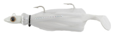 MagicTail Bullethead Mojo Lure - 16oz - White - TackleDirect