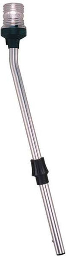Perko 1330DP3CHR Stow-A-Way AllRound PlugIn Pole Light - TackleDirect