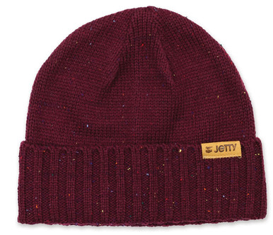 Jetty Lookout Beanie - Burgundy - TackleDirect