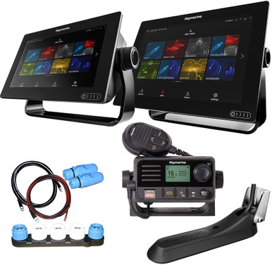 Raymarine Axiom 12 RV / Axiom 9 RV Boat in a Box Bundle - TackleDirect