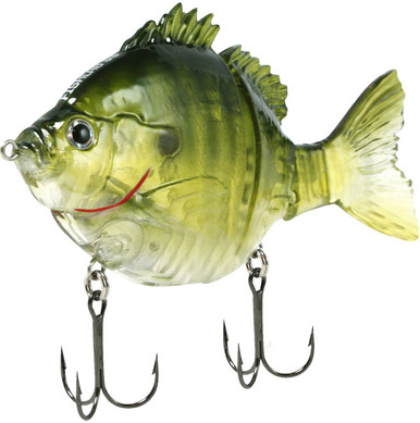 FishLab Bio Gill Swimbait - 4in - Ghost Bluegill - TackleDirect