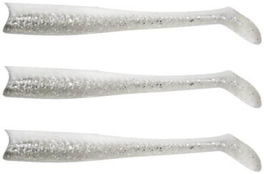 FishLab Mad Eel Replacement Tails - 7in - Real Pearl - TackleDirect