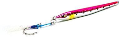 Mustad Moonriser Jig - 200g - Pink Sardine - TackleDirect