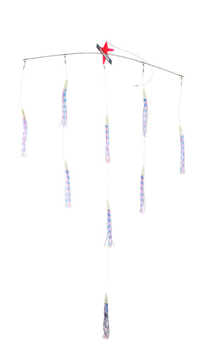 Strike Point Spreader Bar w/Multi Directional Rudder 36in Glow