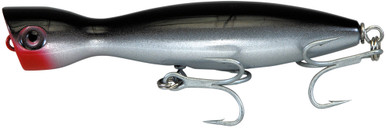 Super Strike PP4W Little Neck Popper - Black/Silver - TackleDirect