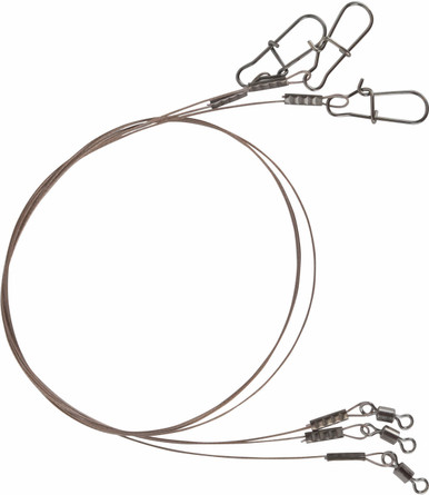 Tackle Crafters Steel Leader 12 in. - 3 pack - TackleDirect