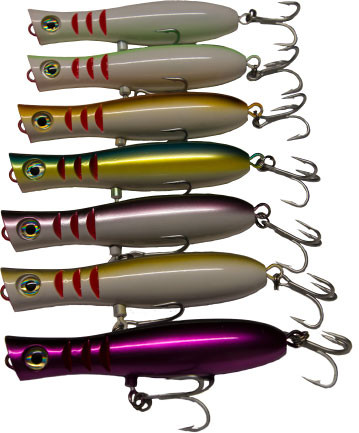 Tactical Anglers Jr BombPOPPER Smart Lure - Black/Turquoise
