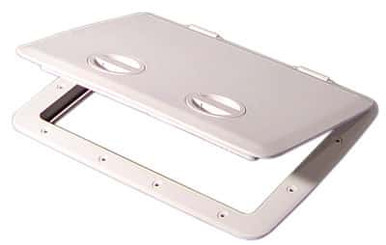 Tempress 1317 Cam Hatch w/o Lock White - TackleDirect