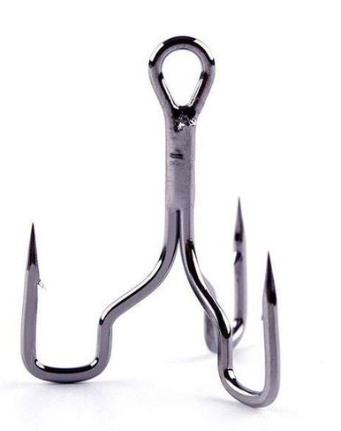 Trapper Tackle X Heavy Round Bend Treble Hooks - TackleDirect