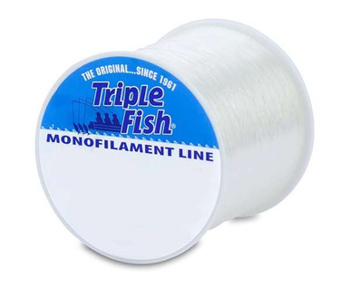 Triple Fish Monofilament Line - Clear - 1/4 lb. Spools - TackleDirect