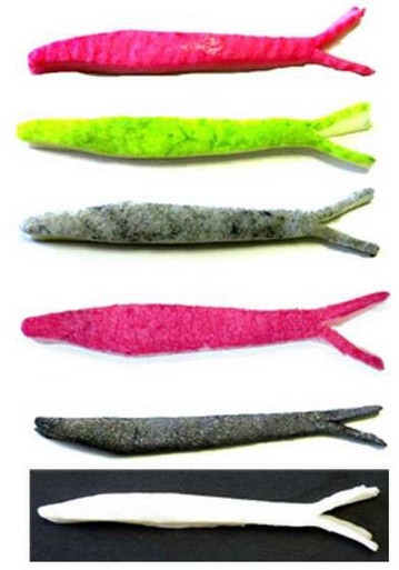 Uncle Josh Meat Fluke Bellys 5in Chartreuse / White