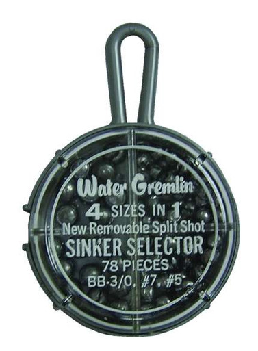 Water Gremlin 700-R 78pc Round Split Shot Selector