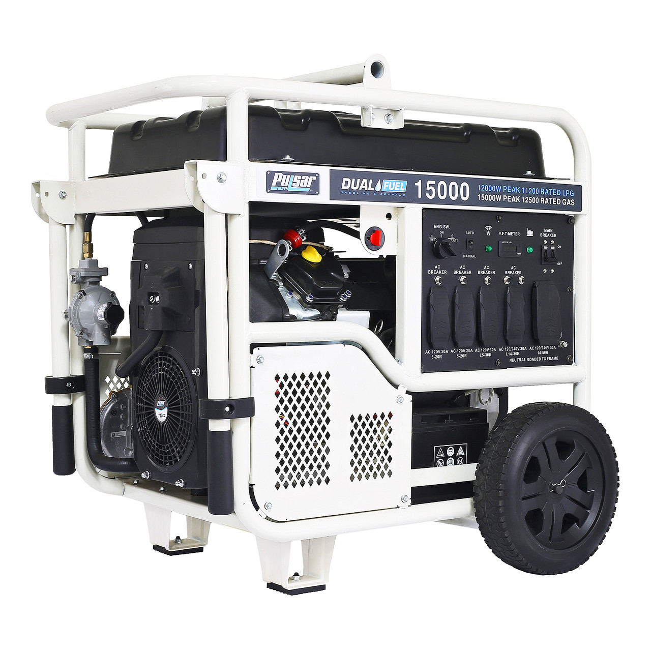 Pulsar 15000 Watt Generator | Dual Fuel | 120v / 240v | PG15KVTWB