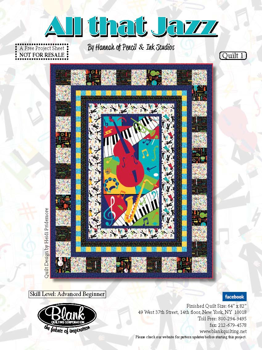 All That Jazz Quilt 1 - The Blank Quilting Corp.