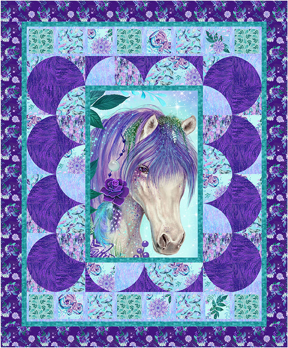 Gypsy Violet - The Multiverse Quilt - The Blank Quilting Corp.