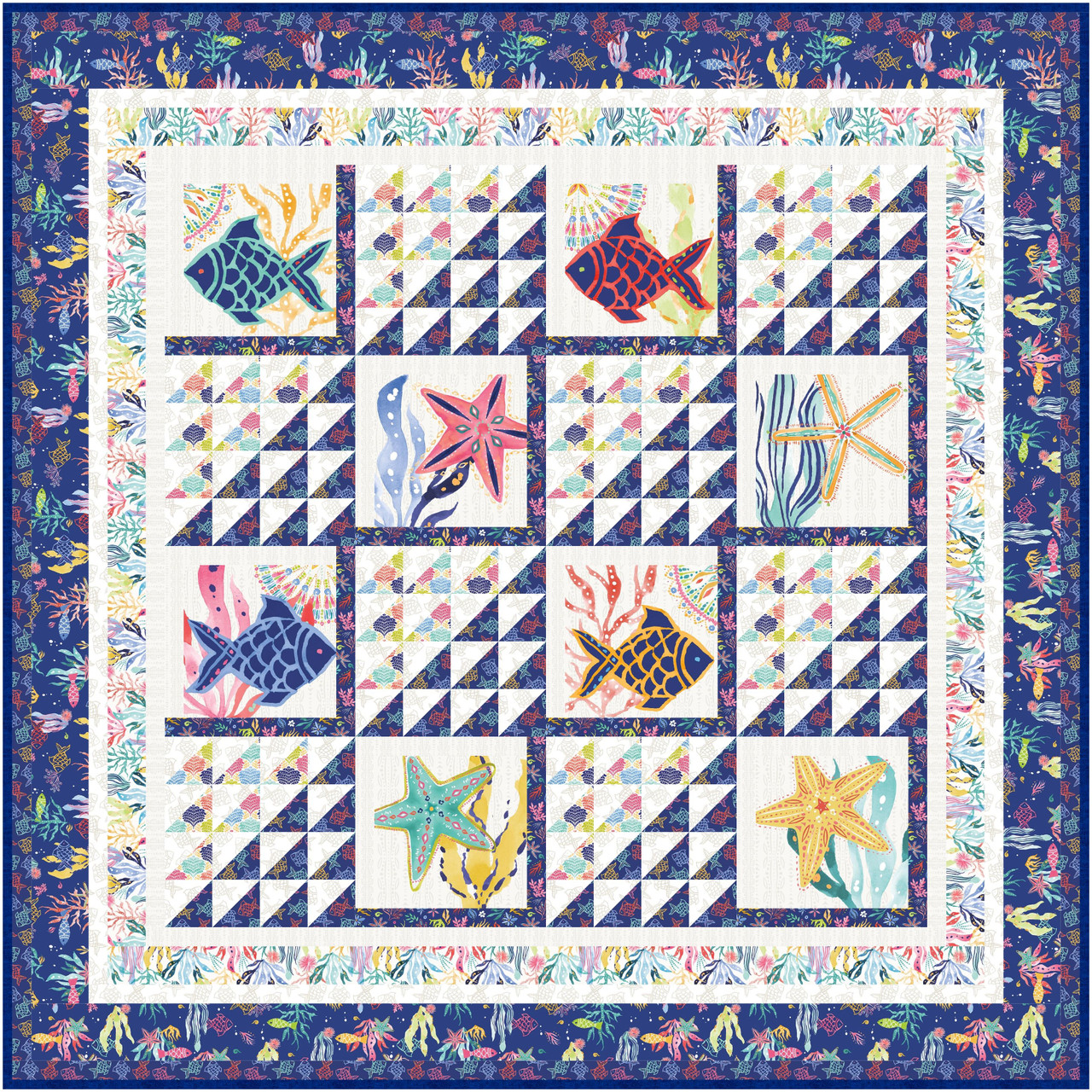 Along the Coast - Migration Quilt - The Blank Quilting Corp.