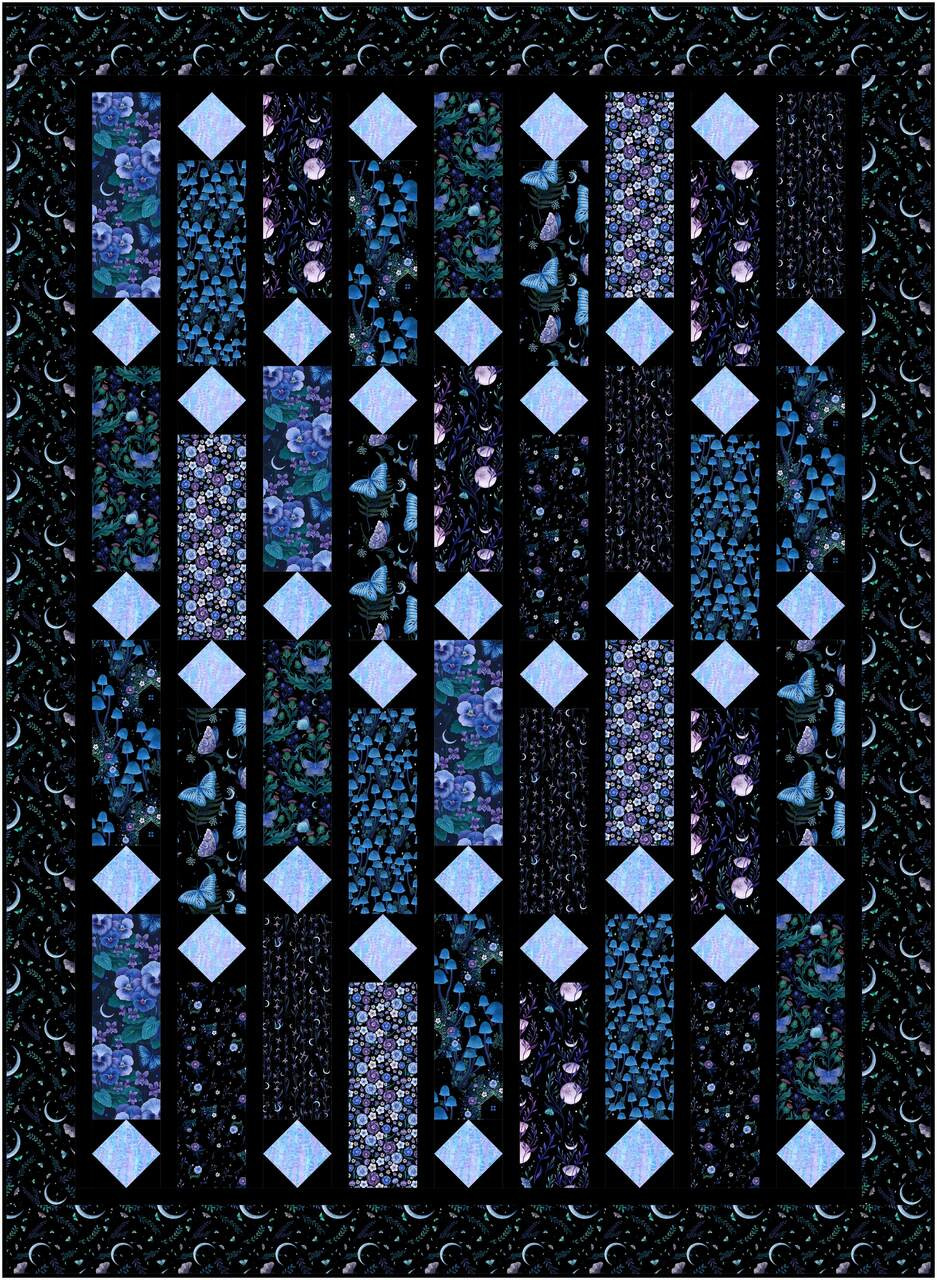 Jardin de Lune - Punctuation Quilt - The Blank Quilting Corp.
