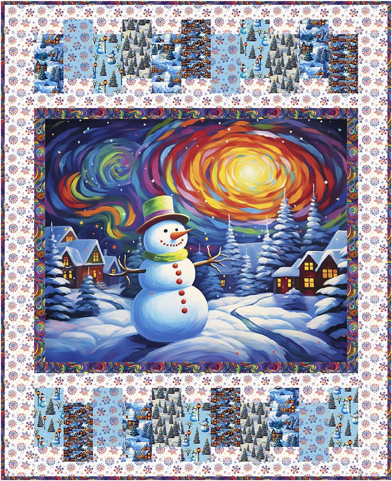 Frostykins - Paint Chips Quilt - The Blank Quilting Corp.