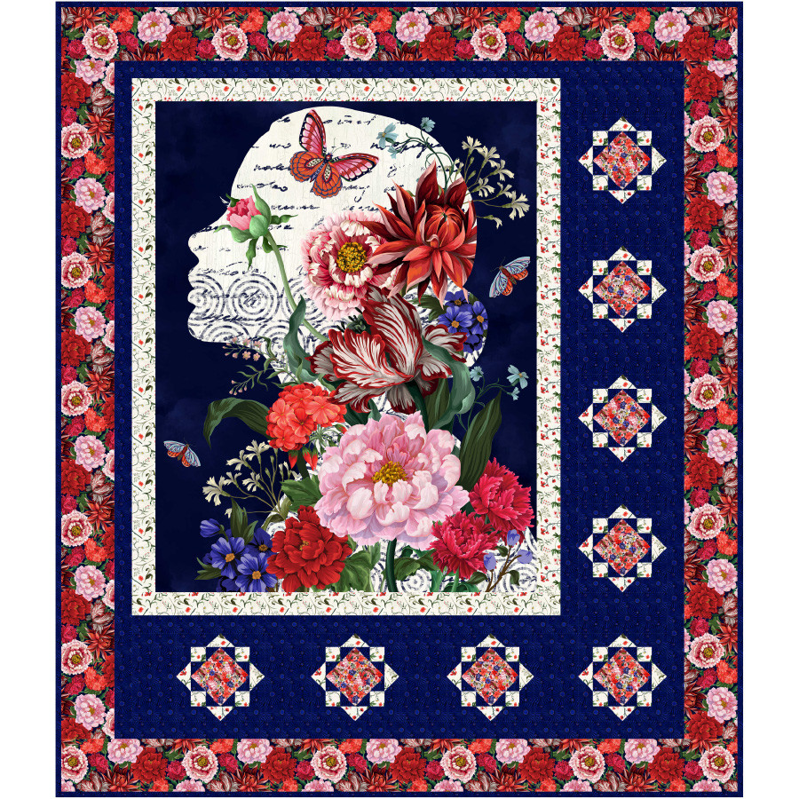 Cameo Appearance - Carnation Charm Quilt - The Blank Quilting Corp.