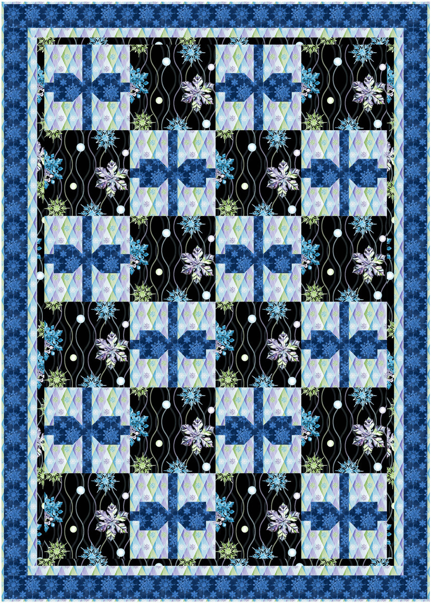 Aurora Flurries - Pretty Packages Quilt - The Blank Quilting Corp.