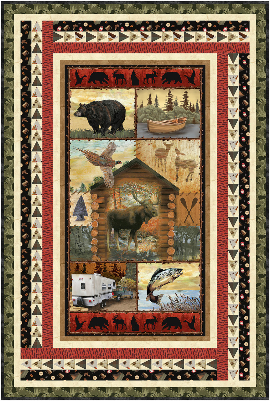 Wilderness Trail Quilt #1 - The Blank Quilting Corp.