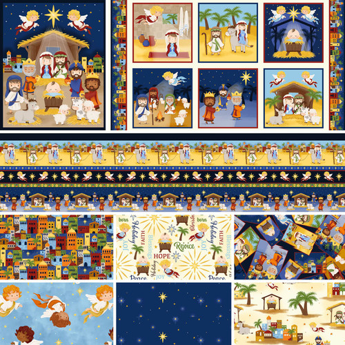 Fabric Lines - Coming Soon - Away in a Manger - The Blank Quilting Corp.