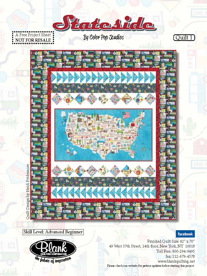Stateside Quilt #1 - The Blank Quilting Corp.