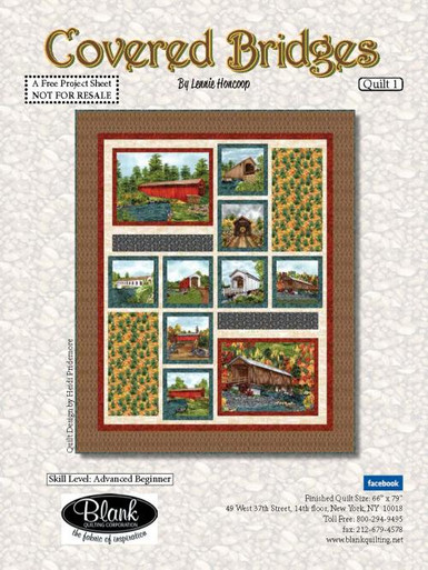 Covered Bridges Quilt #1, Current Project, The Blank Quilting Corporation